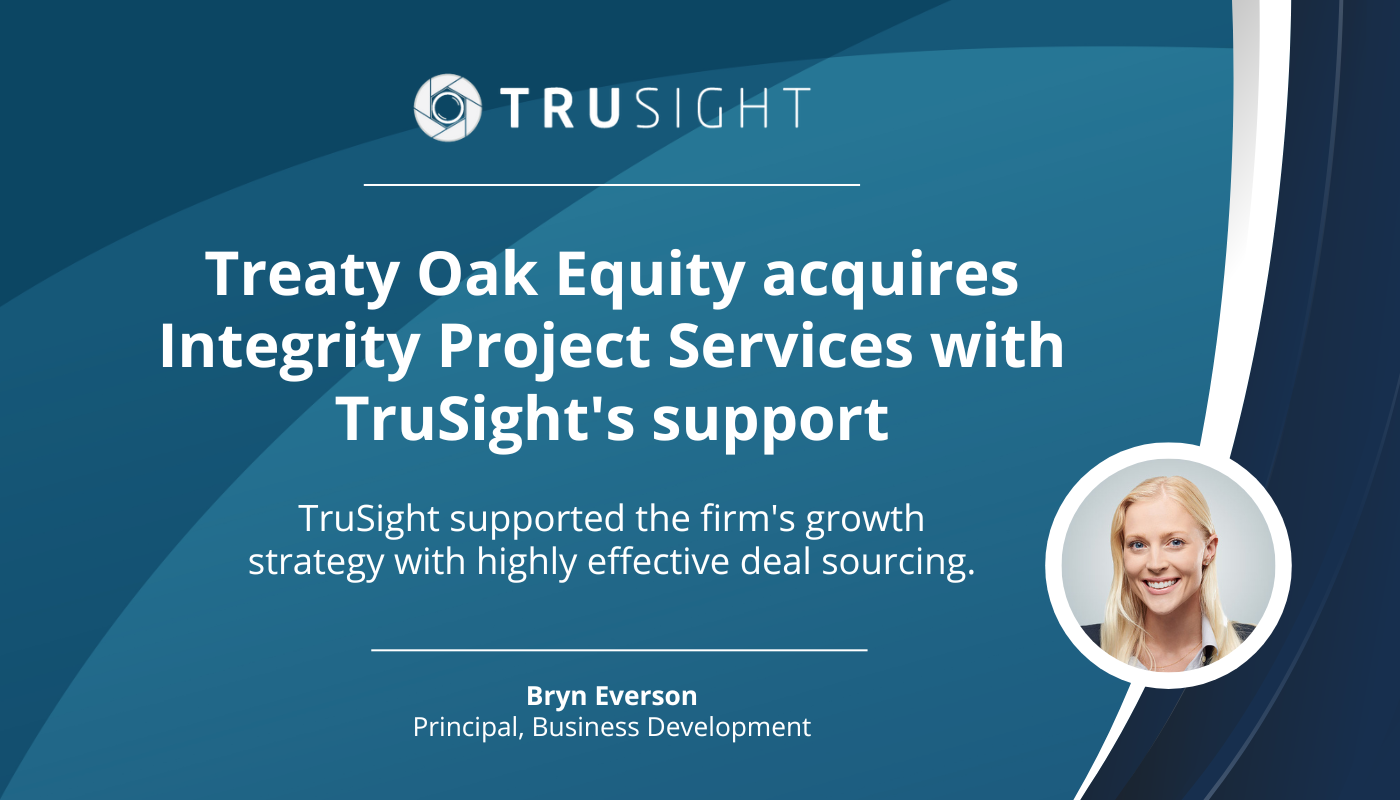 Treaty Oak Equity acquires Integrity Project Services with TruSight's support